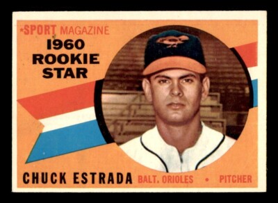 1960 Topps Baseball #126 Chuck Estrada VG *f1 | eBay