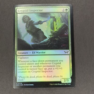 Cryptid Inspector Duskmourn: House of Horror Foil | eBay