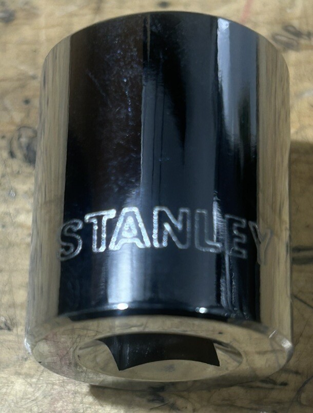 Stanley Metric Socket Set. 3/8” Drive Sockets. 6 Point. 11 Pieces. (NO ...