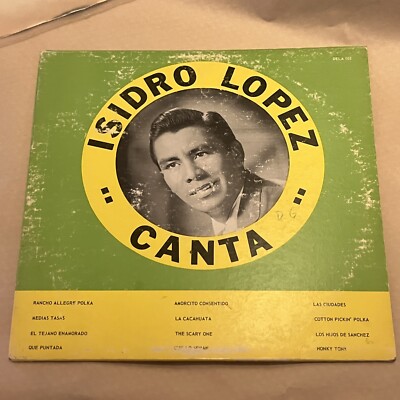 Isidro Lopez - Canta Vinyl Vinilo Record | eBay