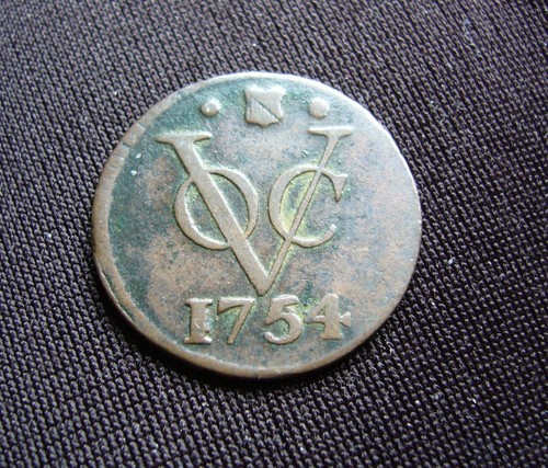 1754 Dutch East Indies Utrecht Duit Coin. | eBay