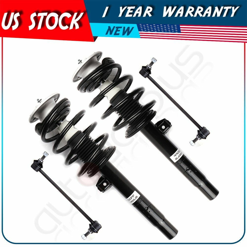 For 01-05 BMW 330i 330Ci 325i 325Ci Front Struts Assembliess Sway Bar ...