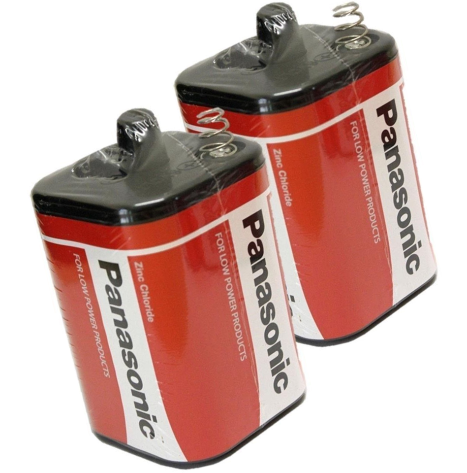 3X 6 VOLT PANASONIC 6V BATTERY 996 PJ996 908 908S 4R25RZ/B TORCH ...