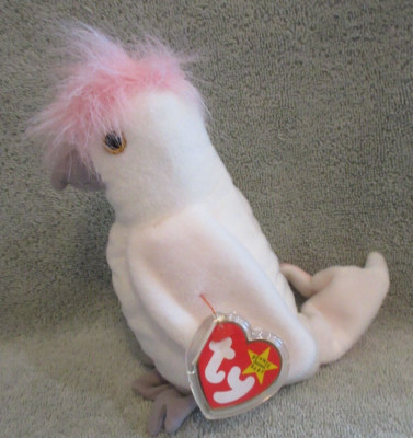 Ty Beanie Baby KuKu the Cockatoo DOB January 5, 1997 MWMT Free Shipping ...