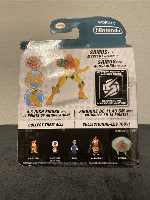 World of Nintendo, Samus [Metroid] Action Figure, 4 Inches for sale ...