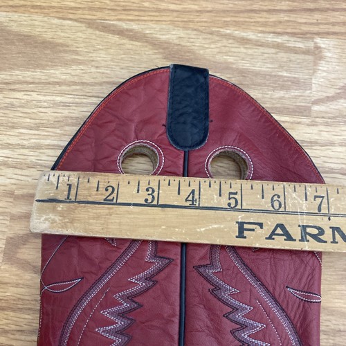 Sanders Boots Men’s 9.5 D Vintage 16” Tall Buckaroo Cowboy Boots Red ...