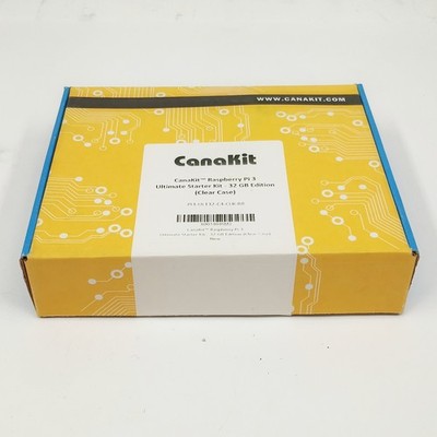 CANAKIT RASPBERRY PI 3 32 GB EDITION BLACK CASE Starter Kit Model B | eBay