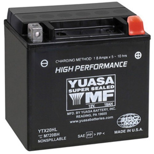 Yuasa Per4mance MF Battery YTX20HL Harley FXDFSE2 CVO Dyna Fat Bob 10 ...