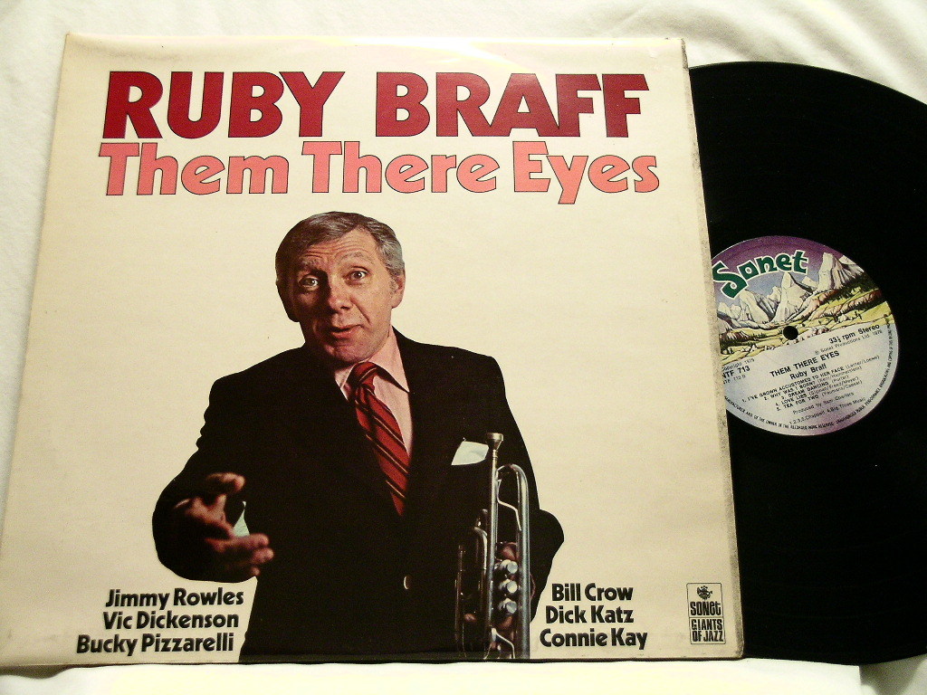 RUBY BRAFF Them There Eyes Jimmy Rowles Vic Dickenson Sonet UK LP | eBay