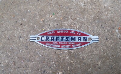 Craftsman King Seeley 103 113 8" Table Saw Power Tool Logo Badge Emblem ...