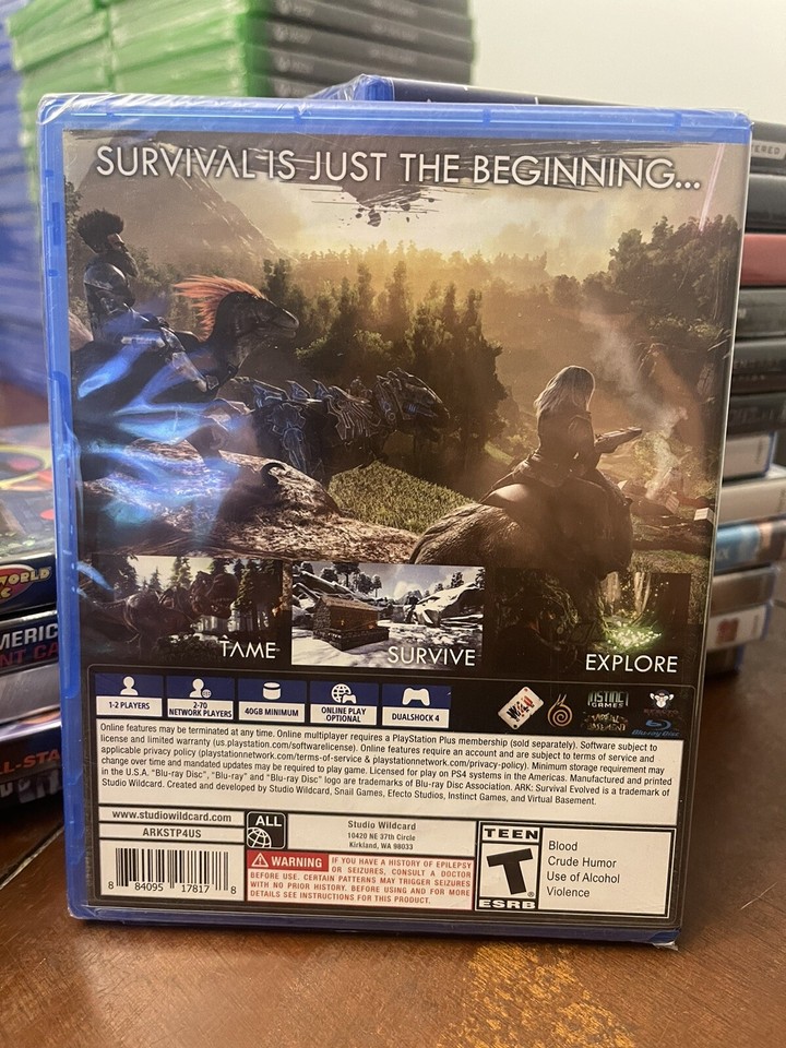 ARK: Survival Evolved (Sony PlayStation 4) LOOSE DISC INSIDE ...