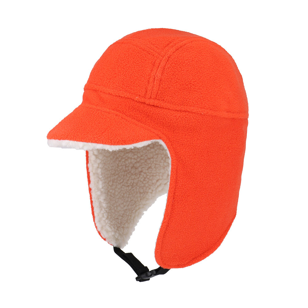 Winter Windproof Fleece Ear Warmer Skull Cap with Ear Flaps Hat Ski ...