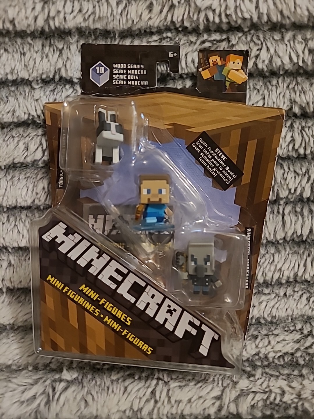 Minecraft Build A Mini 3 Pack Toast Steve Frostwalker Boots Vindicator ...