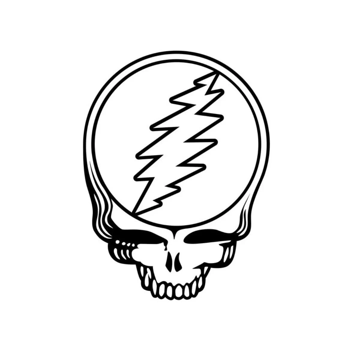 Steal Your Face Black And White
