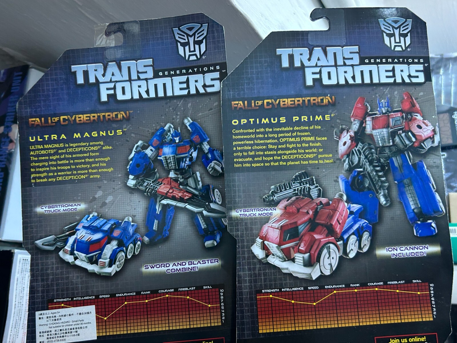 Hasbro FOC Transformers Optimus Prime Ultra Magnus fall of cybertron ...