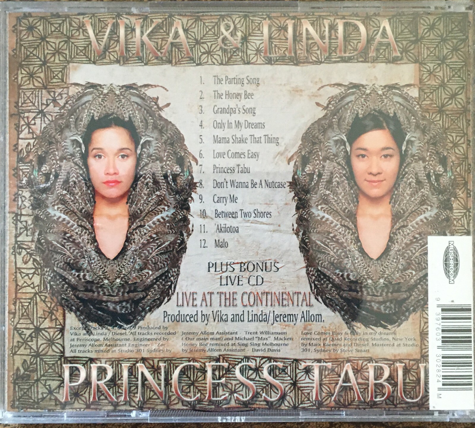 VIKA & LINDA Princess Tabu CD + Bonus Disc 2 x CD | eBay Australia