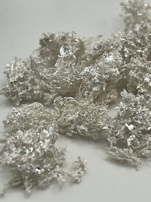 99.999% Pure Fine Silver Crystal (15 Grams) Ultra High Purity Silver ...