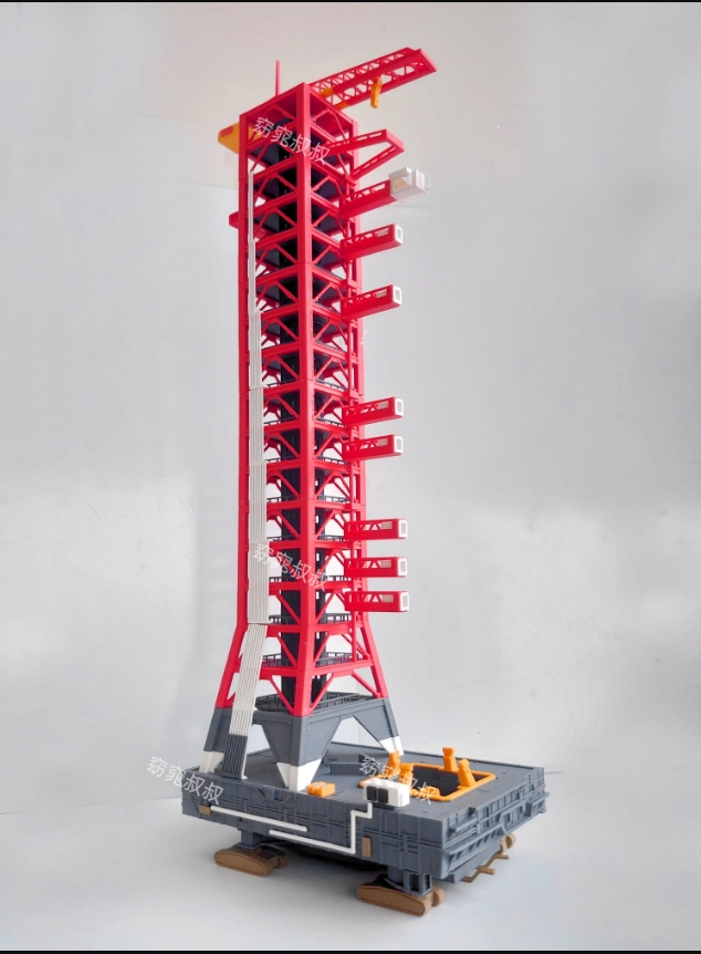 1/400 Scale Saturn-5 Launching Tower Frame Model 3D Build Painted Model ...