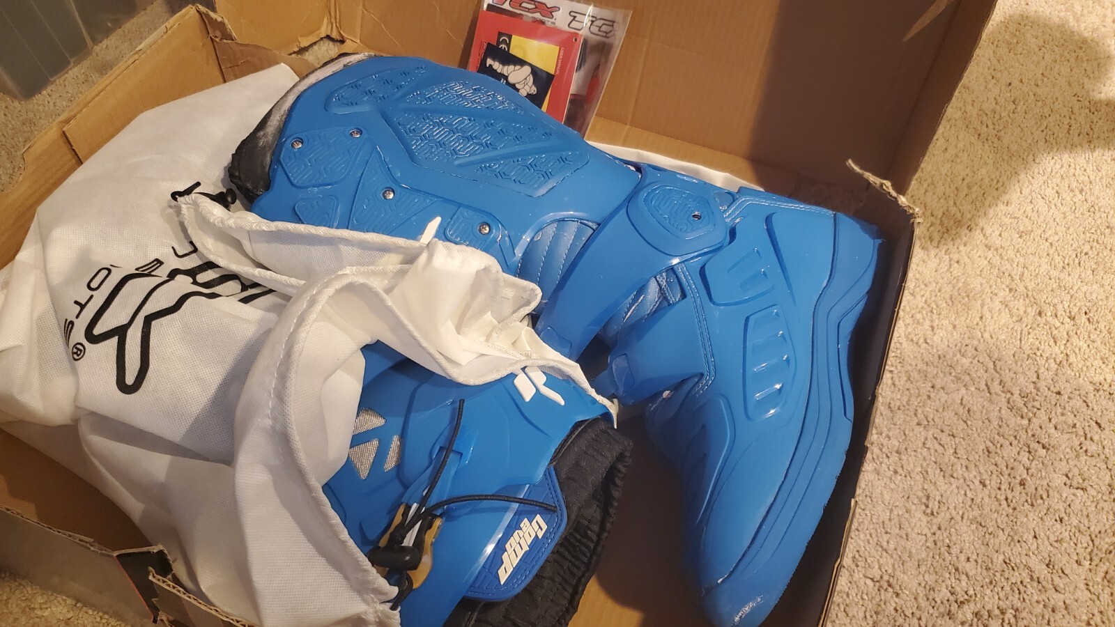 TCX Comp Evo 2 Michelin(Indigo Blue) - Motocross/Dual Sport Boots | eBay