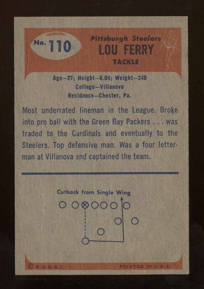 1955 Bowman FB HIGH #110 Ferry in ExMt-NrMt condition | eBay