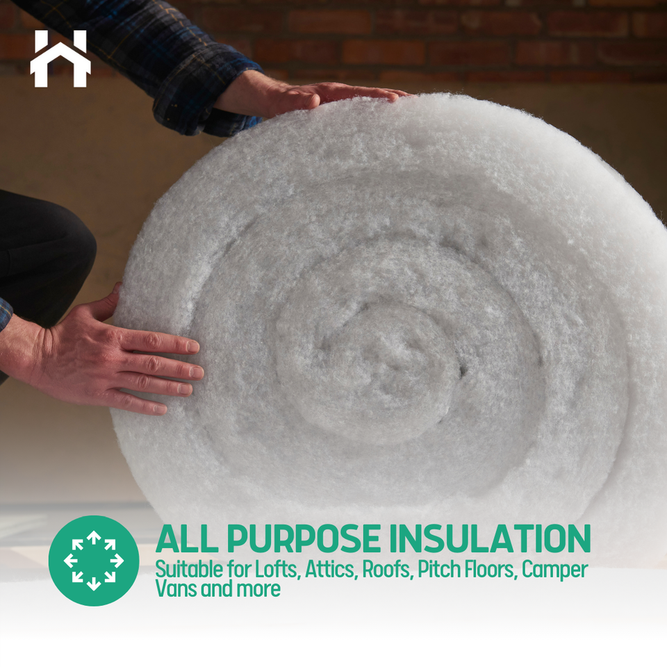 Itch Free & Eco Friendly Roof Loft Thermal Insulation Rolls All Sizes ...