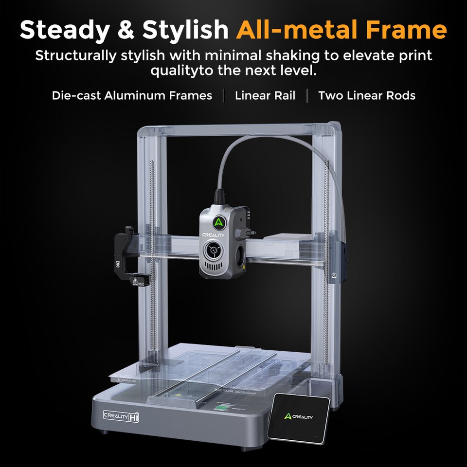 Creality Hi Combo Multi Color 3D Printer with CFS 500mm/s Auto Filament ...