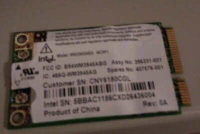 Dell Latitude D620 D630 D520 Intel 3945 WLAN Card 802.11a/b/g WM3945ABG ...