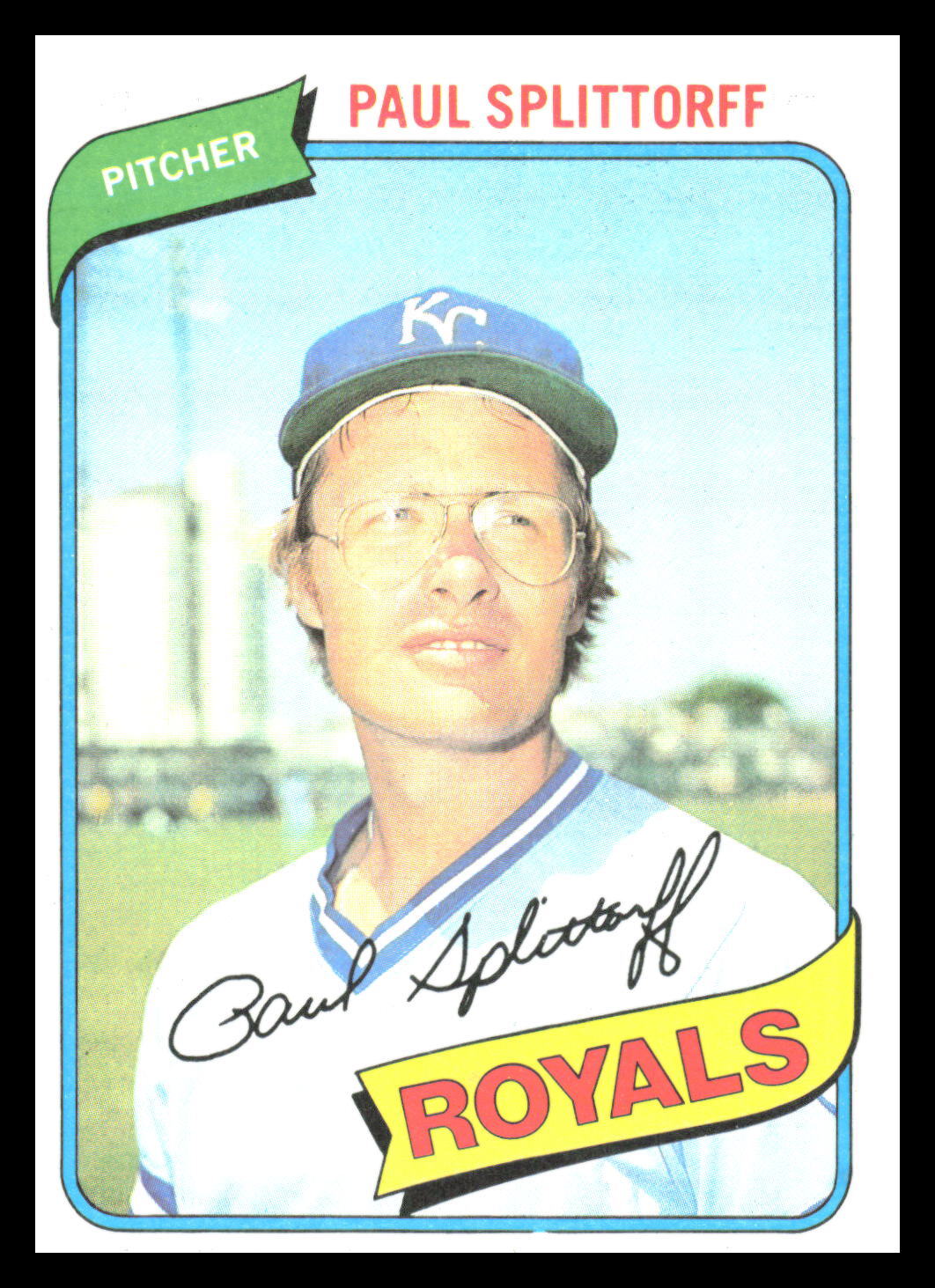 1980 Topps Paul Splittorff #409 Kansas City Royals 3Q | eBay