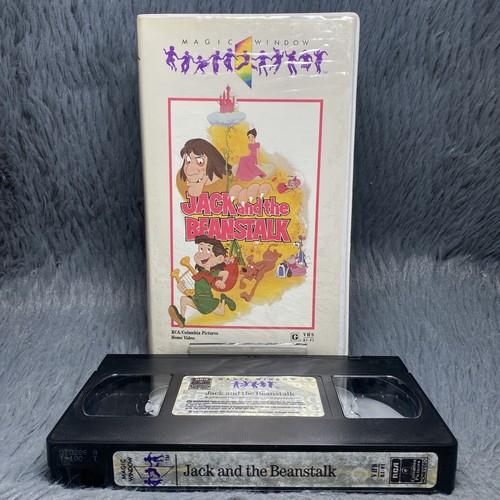Jack and The Beanstalk VHS Tape Magic Window Clamshell Anime Gisaburo ...