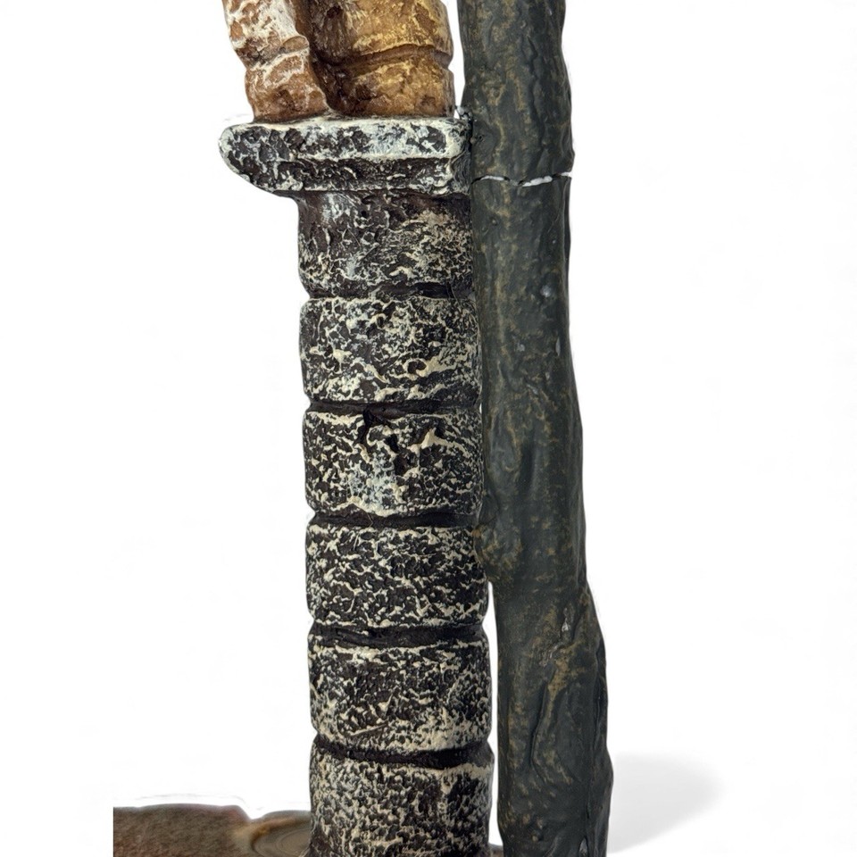 FONTANINI ITALY Stone Arch Nativity Gate With Date Palm Tree 10” Tall ...