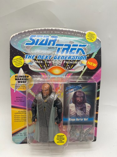 Star Trek The Next Generation TNG Worf Klingon Action Figure Playmates ...