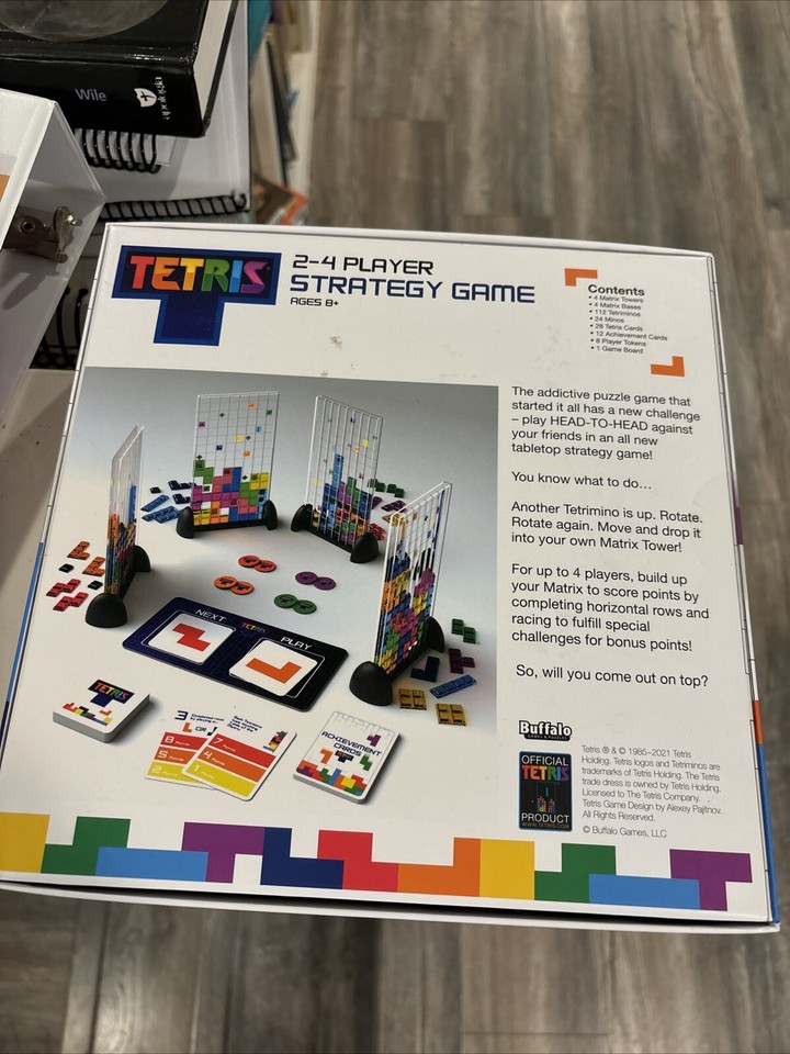 New Tetris Strategy Board game Buffalo Games 2-4 Players | eBay