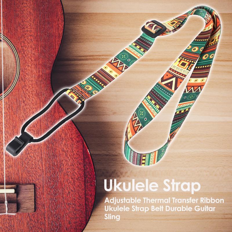 Ribbon Electric Bass Straps Ethnic Style Printing Musical Instrument ...