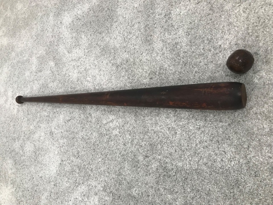 Antique Baseball Bat 1850's Rosewood | eBay