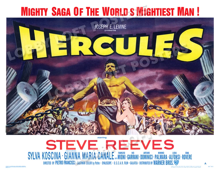Steve Reeves Hercules Poster