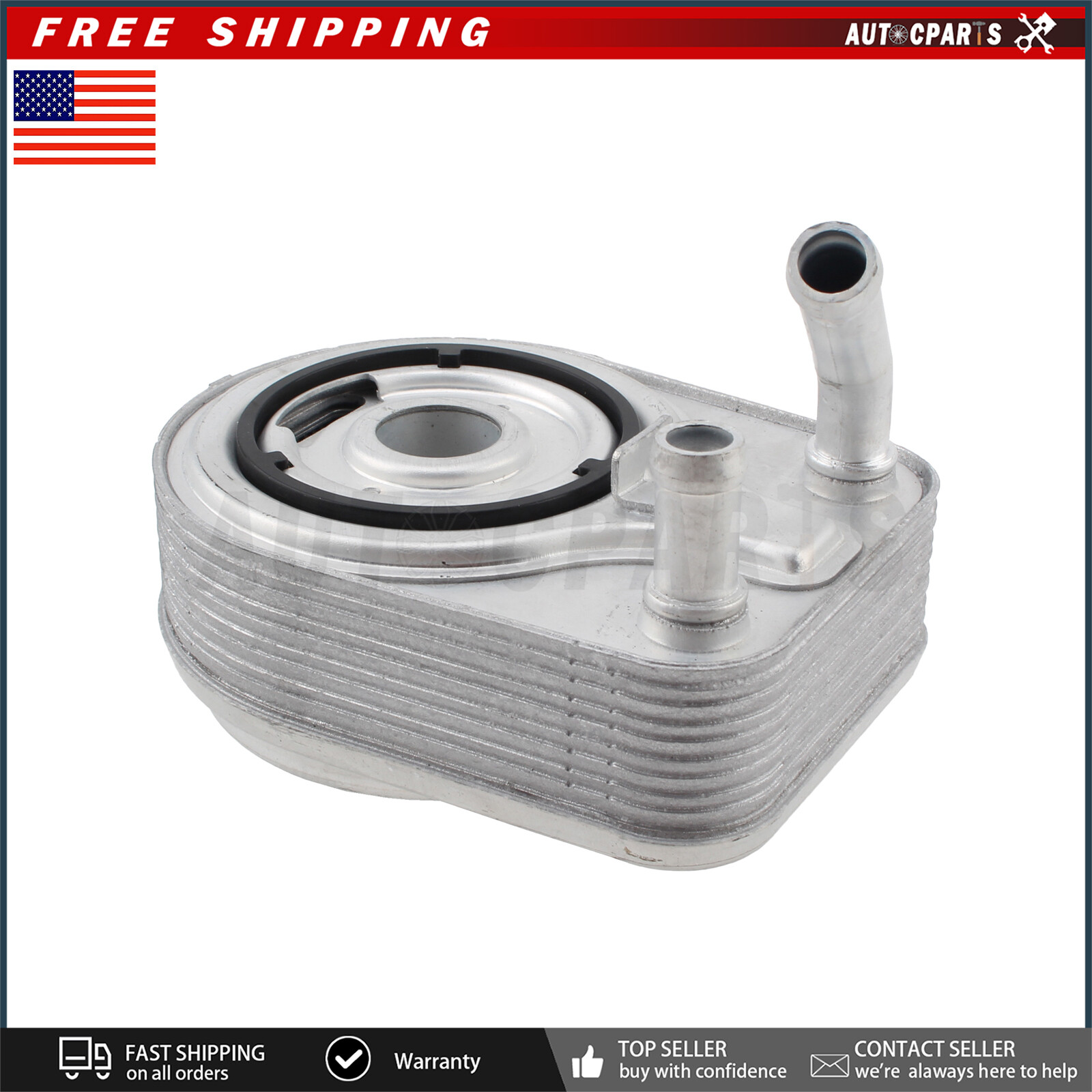 New 1.6L Turbo Engine Oil Cooler 26410-2B740 For 2014-2020 Hyundai Kia ...