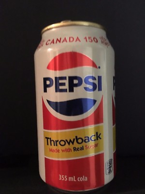 Retro Throwback PEPSI Canada 150 Promotional Empty Collector Can ...
