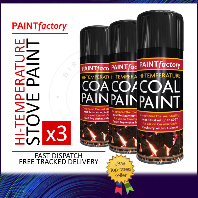 High Temperature Paint Coal Spray Heat Resistant Stove Engine 600C ...