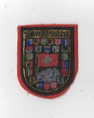 Switzerland Schweiz-Suisse Cantons Patch BLK Bdr. [5D-883] | eBay
