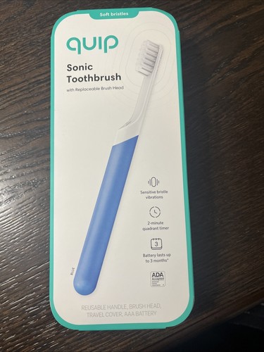 Quip Rechargeable Electric Toothbrush Soft Bristle Sonic Toothbrush ...