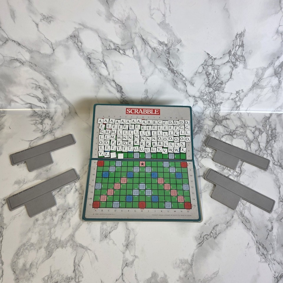 Travel Scrabble Pocket Edition – 1991 Vintage – Magnetic Board Game ...