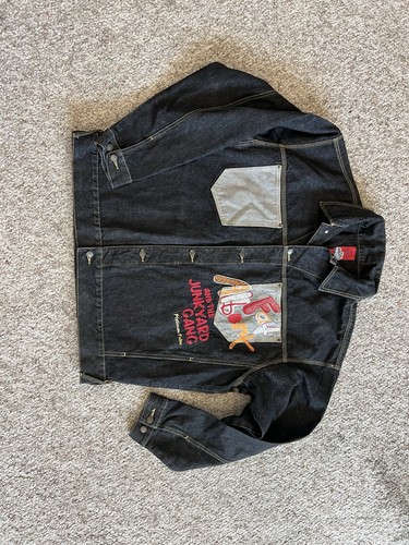Platinum FUBU Fat Albert Denim Jacket Vintage 2XL | eBay