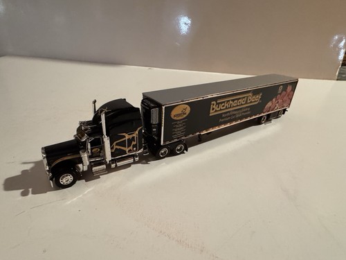 DCP 1/64 scale Diecast Buckhead Beef Peterbilt Truck Spread-Axle Refer ...