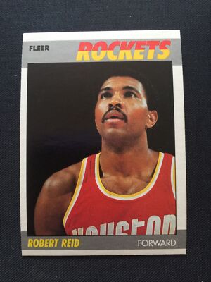 1987-88 Fleer Basketball # 91 Robert Reed Rockets NM | eBay