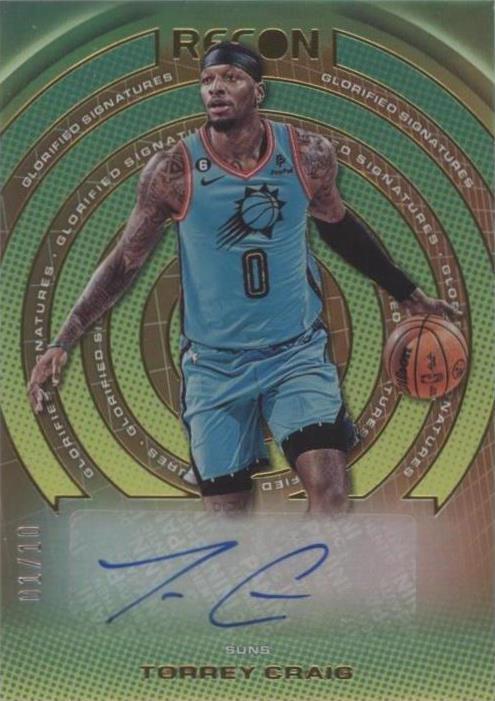 2022-23 Panini Recon - Glorified Signatures Torrey Craig #GS-TCG Gold ...