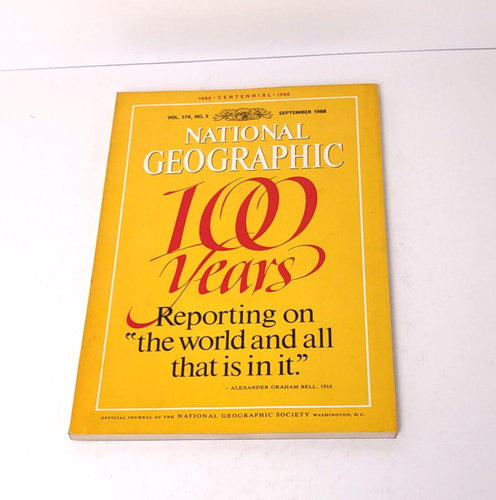 National Geographic Magazine Sept 1988 Vol 174 #3 Retrospective ...