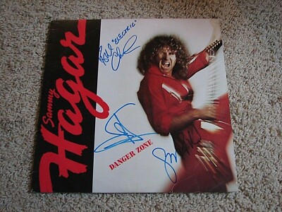 SAMMY HAGAR BILL CHURCH ,GARY PIHLSIGNED ALBUM coa | eBay