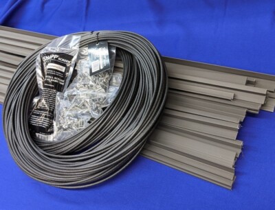 SNAPP® screen Track PVC Porch Screening Kit (30 Pack - Bronze) | eBay