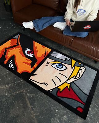 Naruto Rug Hand-Tufted 100% Wool Handmade Area Rug Carpet for Home ...