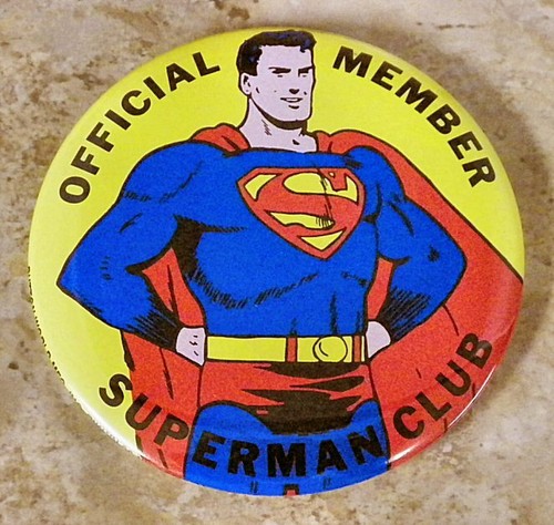 Superman Club Pinback | eBay